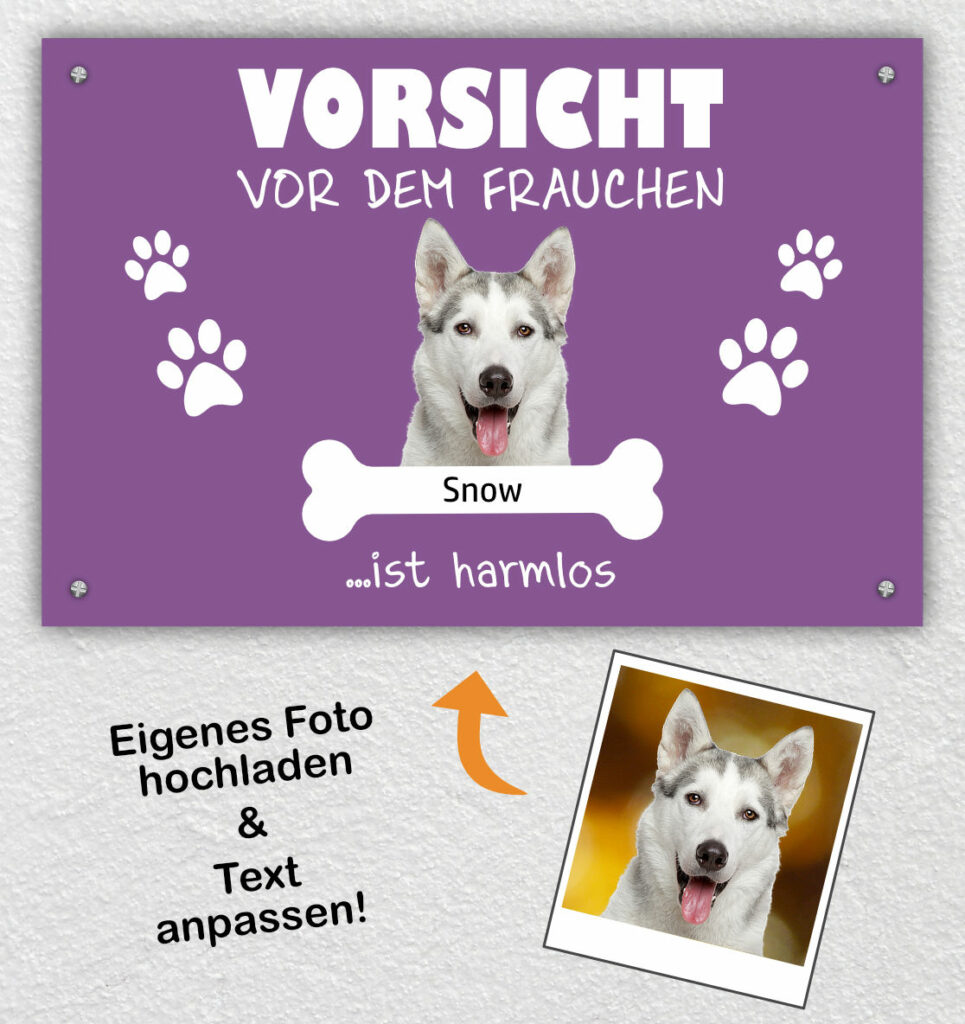 Hundeschilder Fur Gartenzaun Personalisiert